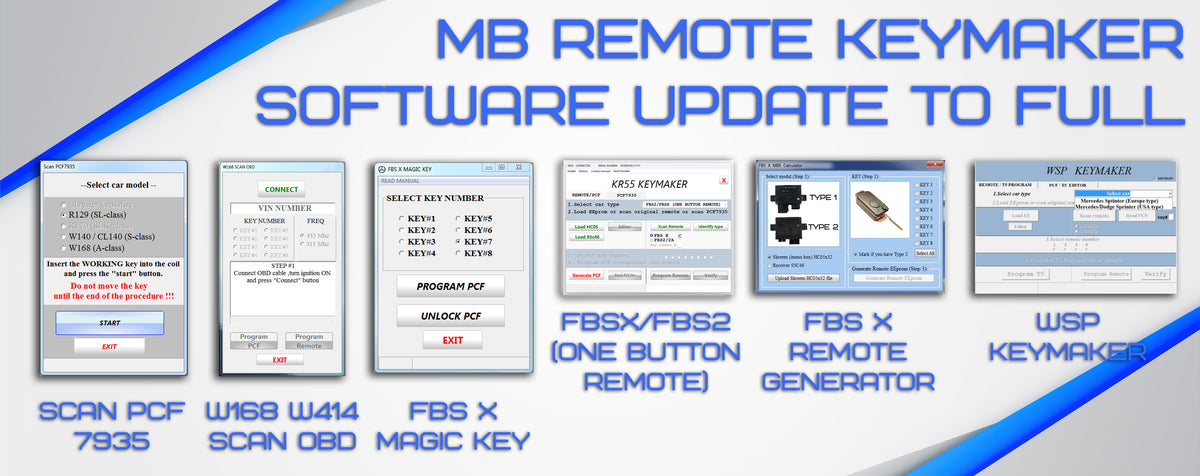 MB Remote Keymaker Software update to full (only software) – MBE ...