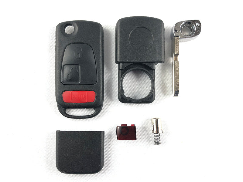 Key Shell for USA Mercedes SLK with HU64 blade and 2 buttons + Panic ...